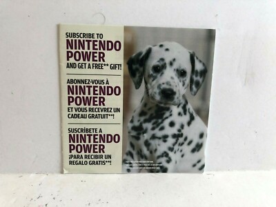 Nintendo Power Subscribe Advertisement Nintendogs DS ManONLY Insert ...