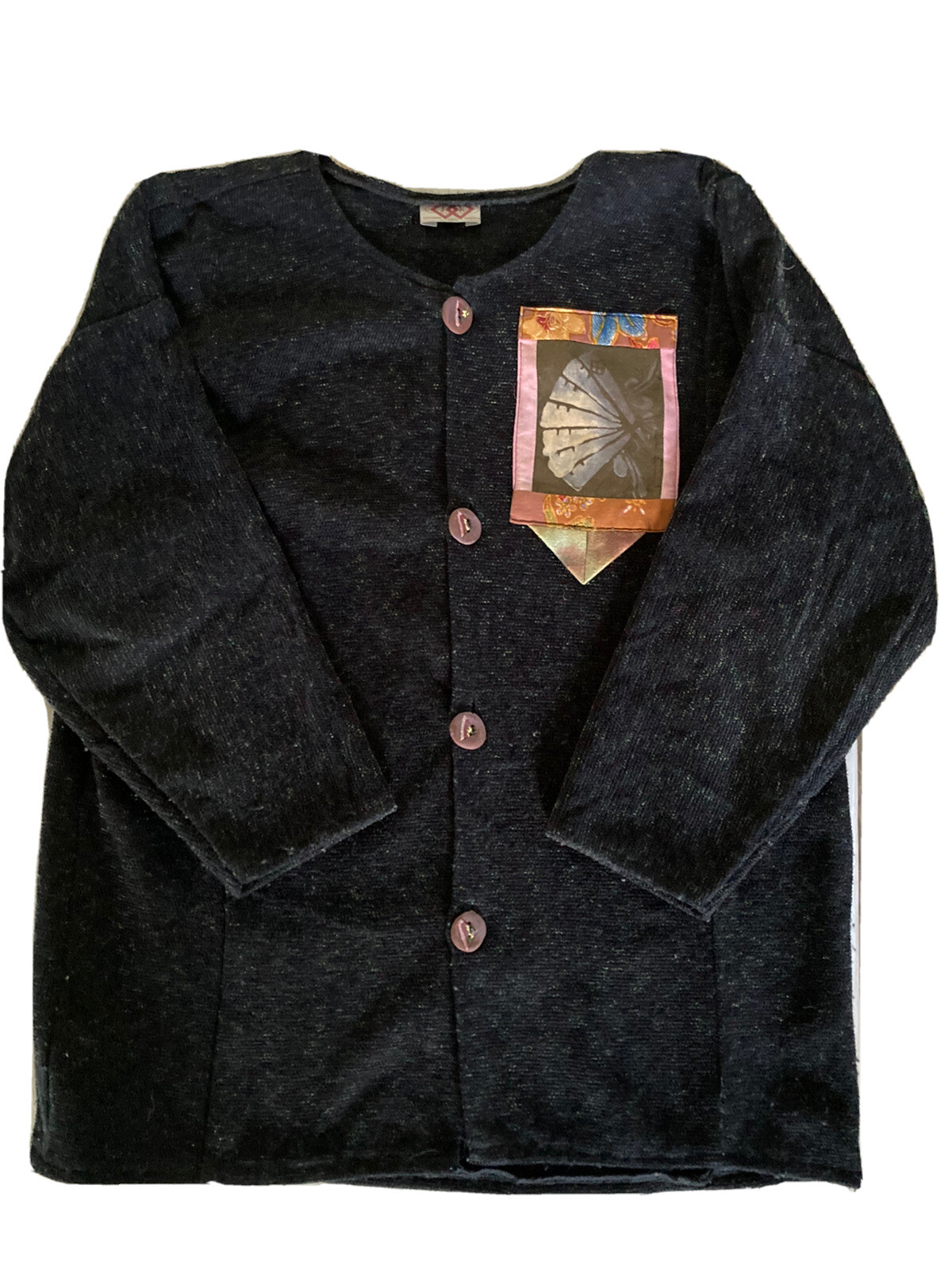 Vintage JK designs art to wear black Lagenlook jacket… - Gem