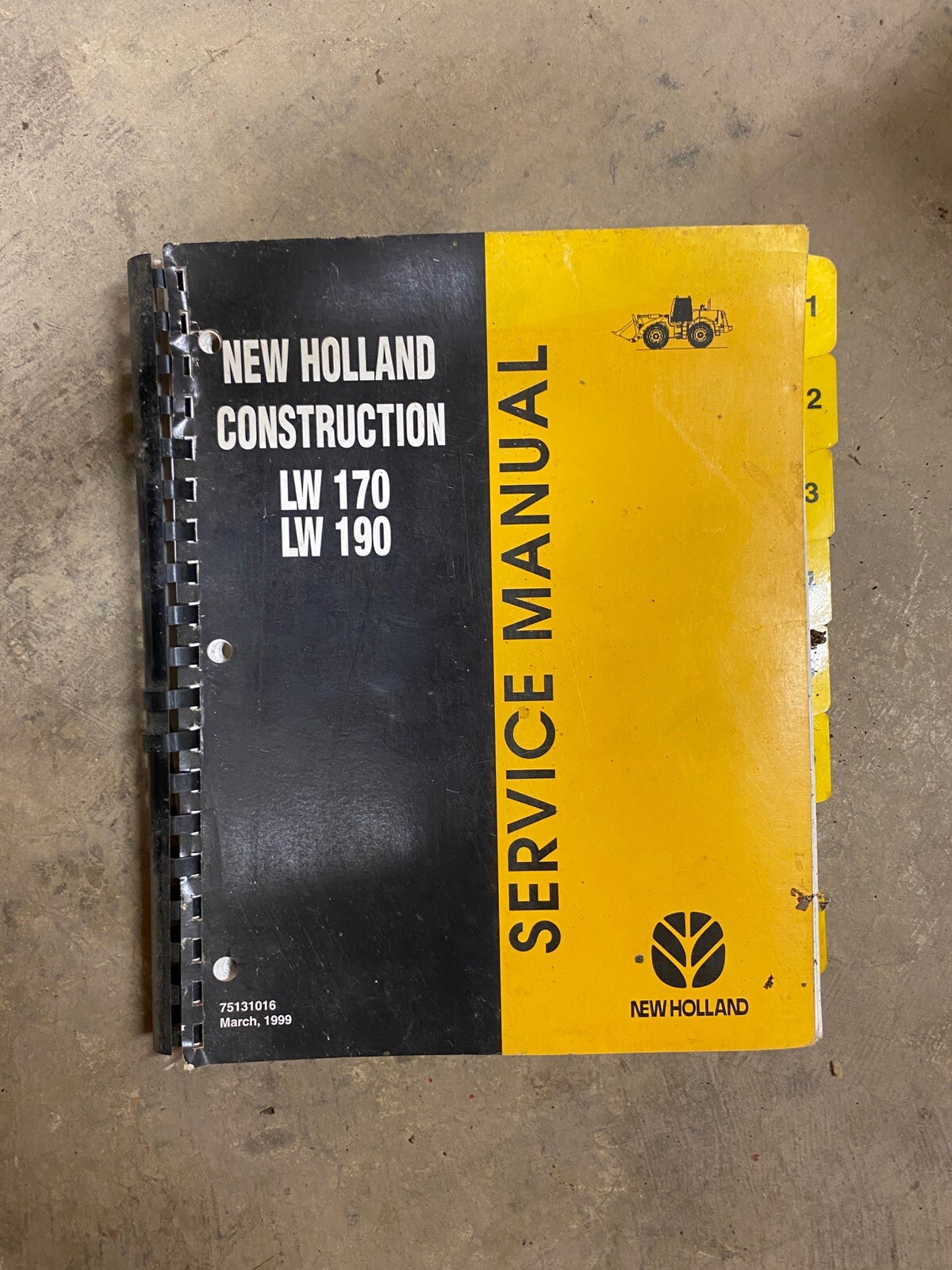 New Holland LW170 LW190 Wheel Loader Service Manual | eBay