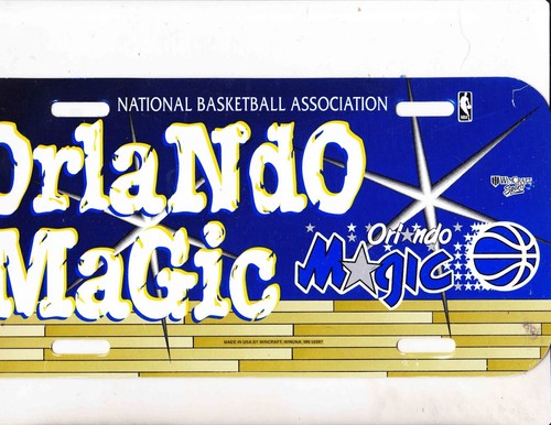 ORLANDO MAGIC---------PLASTIC LICENSE PLATE #2 | eBay