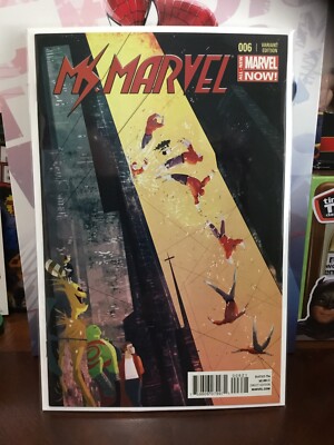 2014 Marvel Comics Ms. Marvel #6 VF 1st Inventor Kamala Khan Solo ...