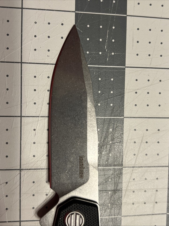 Kershaw Inception Folding Knife 3.25" D2 Tool Steel Blade Black G10 ...