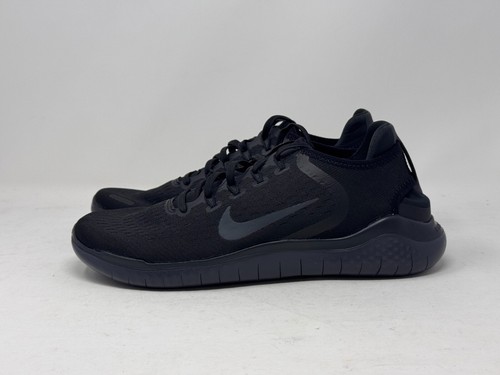 Nike Free Run 2018 Triple Black Running Sneaker Shoe 942836-002 Men's ...