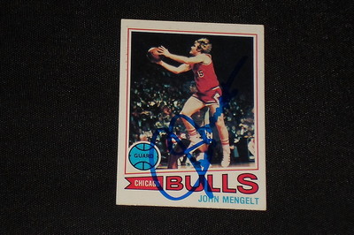 JOHN MENGELT 1977-78 TOPPS SIGNED AUTOGRAPHED CARD #101 BULLS | eBay
