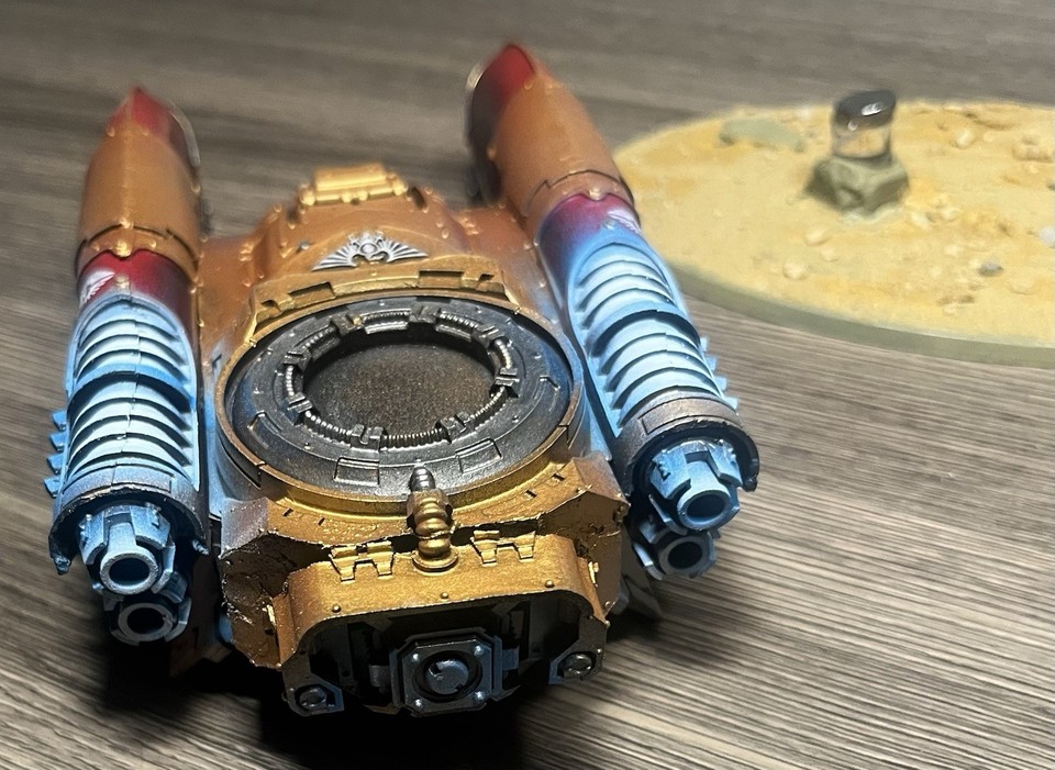 Legio Custodes Caladius Grav Tank Forge World Warhammer 40K 30K Painted ...