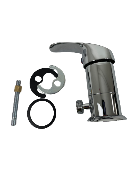 Caraflo Mini Mixer Chrome Shower Tap With Fitting Kit Hose Caravan ...