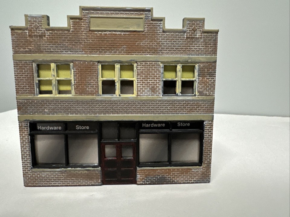 Rix Products Smalltown USA HO Scale Hardware Store Assembled Building ...