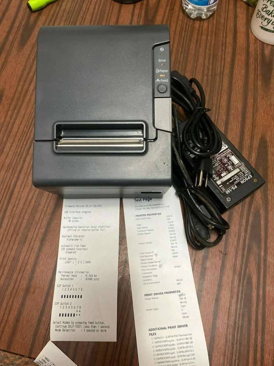 Epson Thermal Printer Tm T88iv