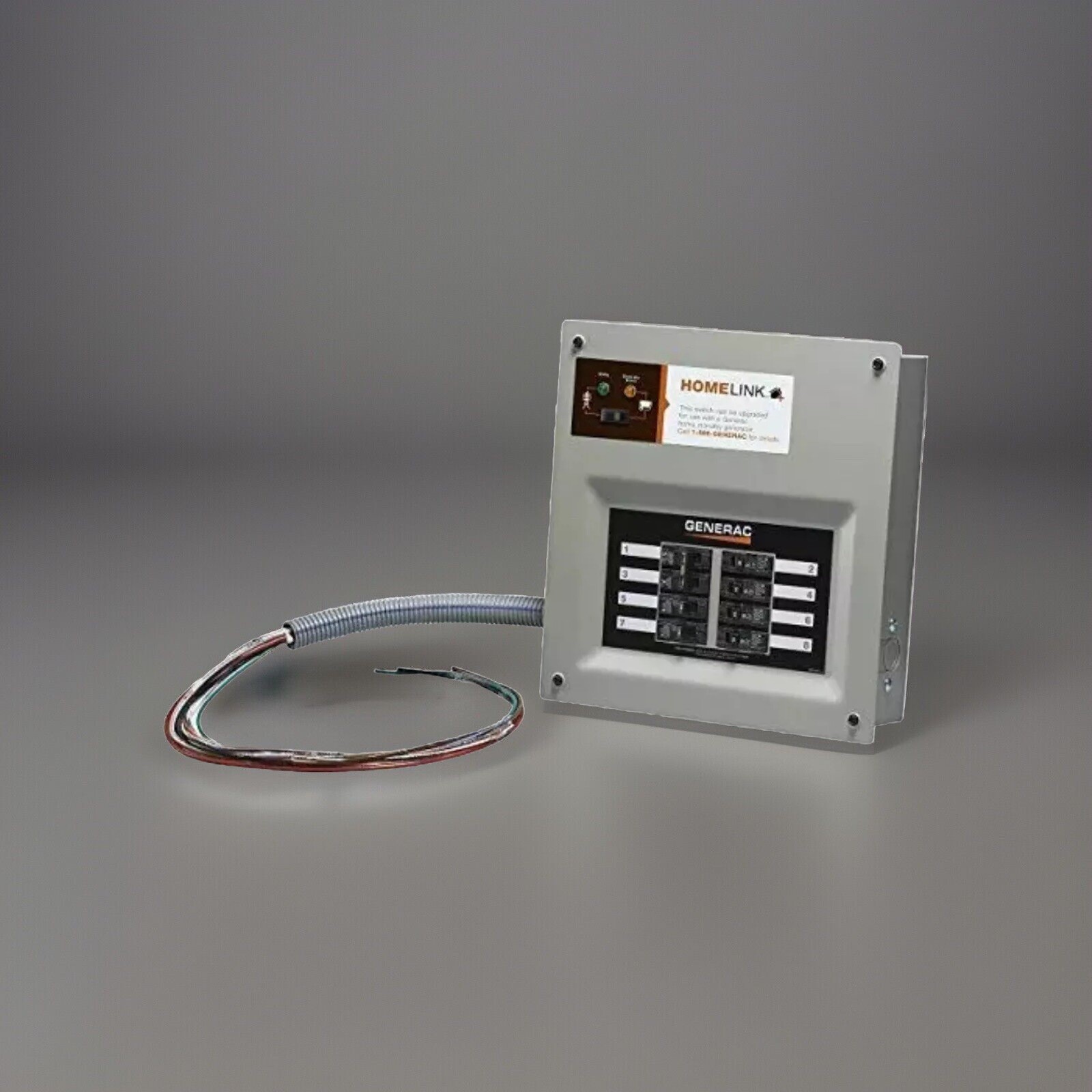 Generac 50 Amp 10 - 16 Circuit HomeLink Upgradeable Manual Transfer ...