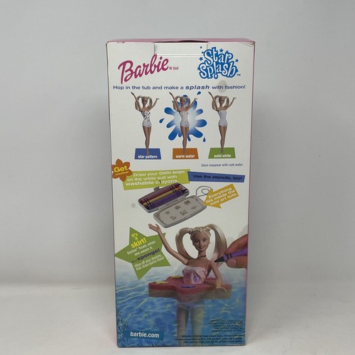 Barbie Star Splash Doll Bathtime Activity Set 2000 Mattel 29260 for ...