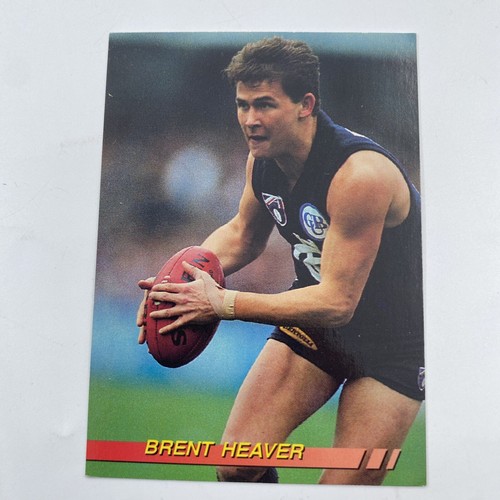 BRENT HEAVER AFL SELECT BRISBANE BEARS # 33 CARD | eBay Australia