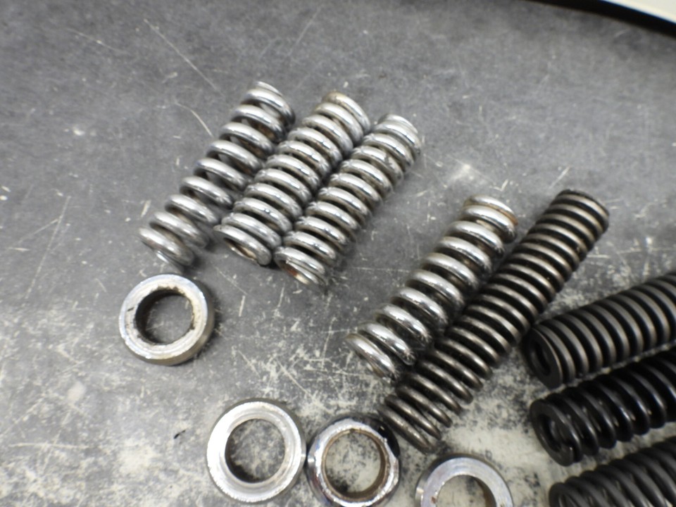 Harley Panhead Knucklehead Shovelhead Springer Spring Parts Lot #9 2621 ...