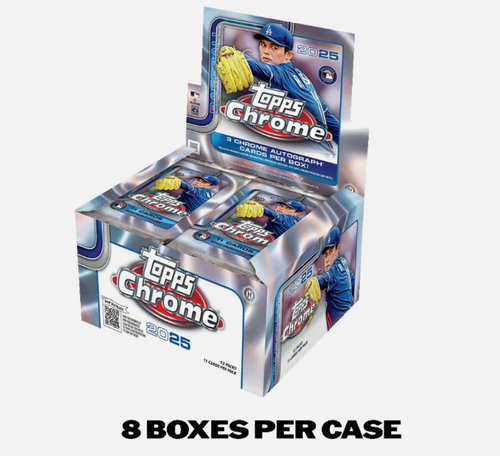2025 Topps Chrome Baseball Hobby Jumbo Box Sealed Case PRESALE | eBay