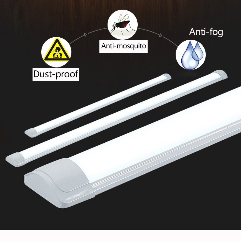 3FT LED BATTEN LIGHT STRIP LOW PROFILE SLIM FLUORESCENT FITTING LAMPS ...