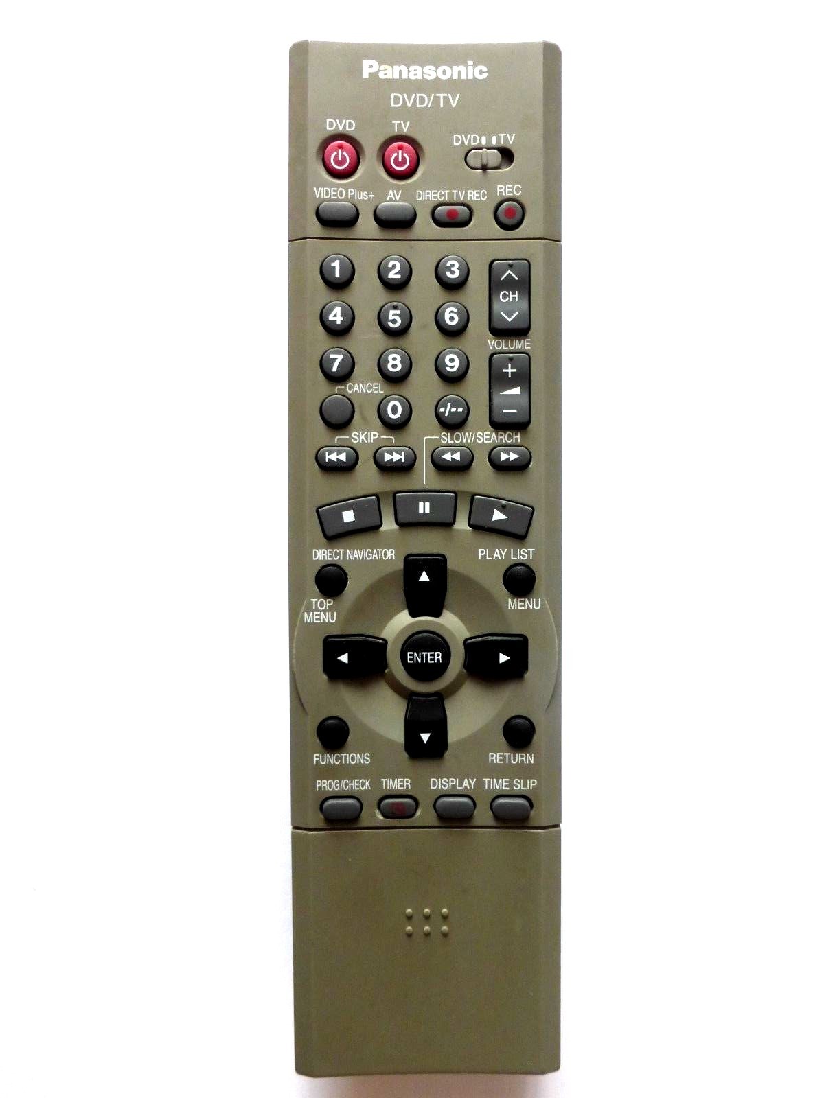 PANASONIC DVD RECORDER REMOTE CONTROL EUR7615KH0 for DMRE30 DMRE30EB ...