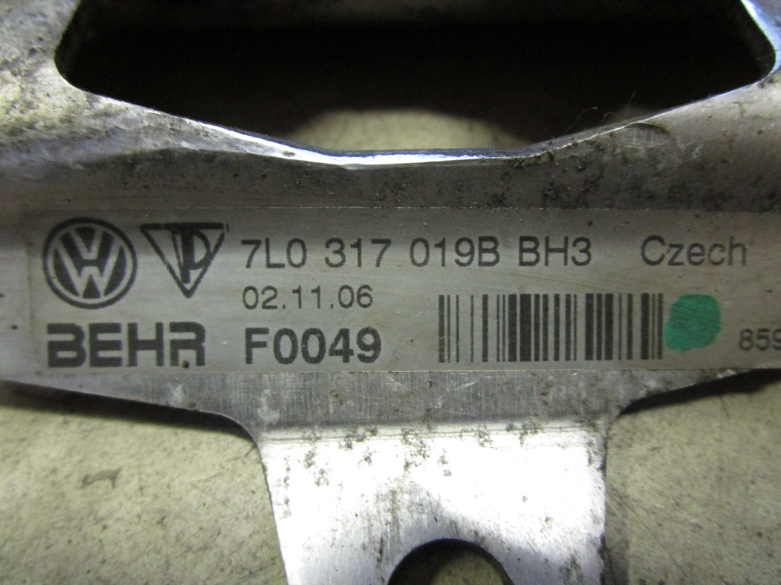 Getriebeölkühler Audi Q7 4L VW Touareg TDI Ölkühler Kühler 7L0317019B ...