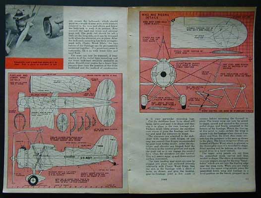 Curtiss Sparrowhawk Biplane Macon Dirigible 1949 HowTo build PLANS | eBay