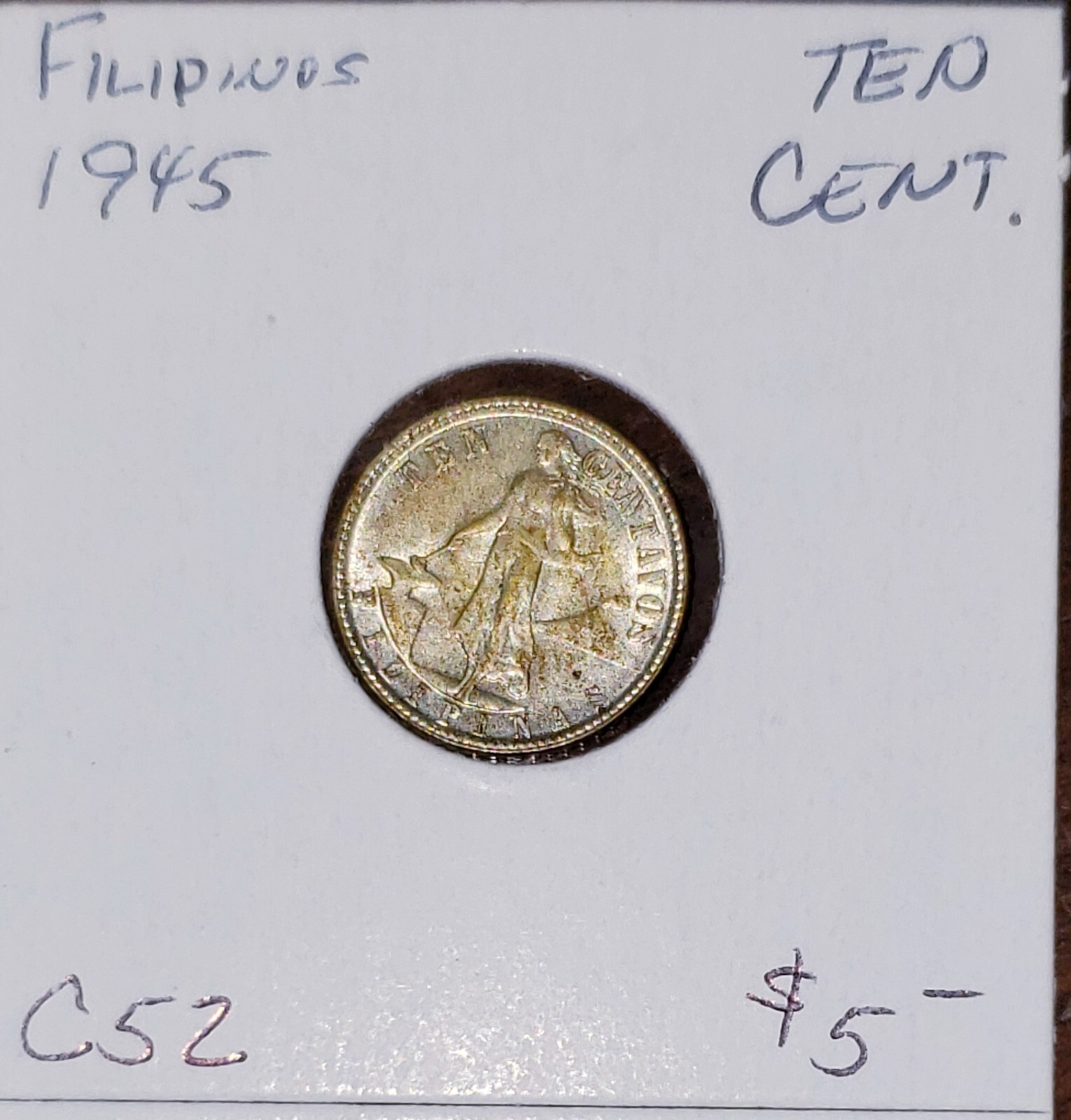1945-D USA Filipinas (Philippines) Ten (10) Centavos Coin [C52] | eBay