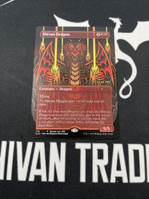 Secret Lair 295 Shivan Dragon Serialized #151 x1 Magic MTG | eBay