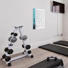 Dumbbell Workout Exercise Poster - Workout Routine with Free Weights ...