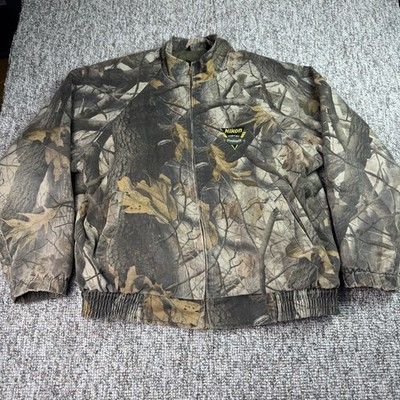 Nikon Hunting ProStaff Men's L Real Tree Hardwoods Camo Quilted Bomber ...