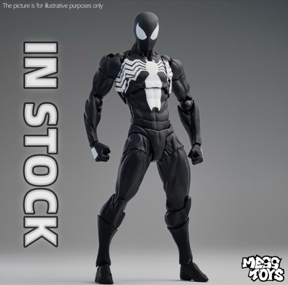 US Mess Toys Venom Symbiote Spider-Man Action Figure Boxed | eBay