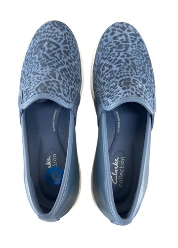 Clarks Women’s Layton Petal Blue Suede Active Sneakers Shoes Size 10M ...