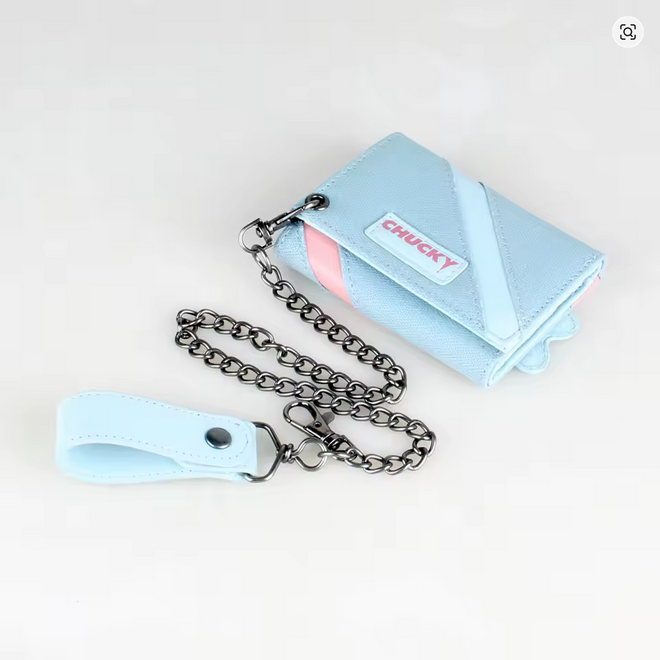 Child's Play Chucky Tri-Fold Wallet & Chain (Horror Movie) | eBay