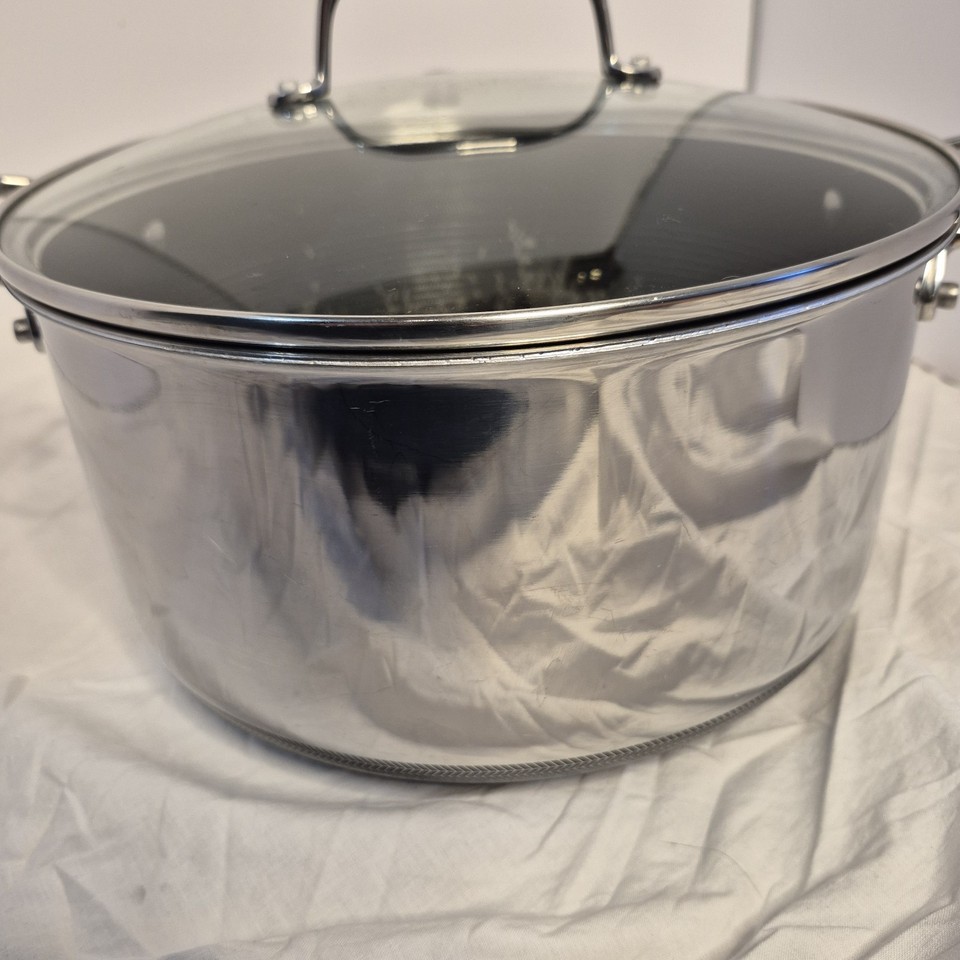 HEXCLAD Non-Stick 8-QUART STOCK POT w/ LID Cookware *PEELING* | eBay