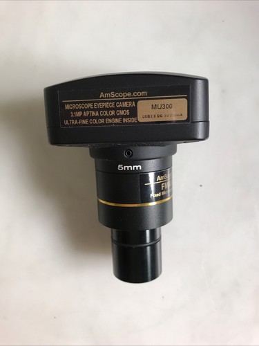 AmScope MU300 3.1MP Microscope Camera with FMA050 Adapter, | eBay