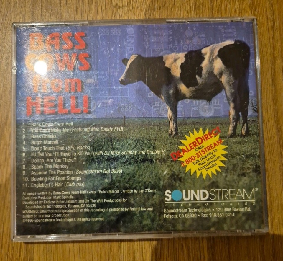 Bass Cows from Hell CD Soundstream Bass CD USA | eBay UK