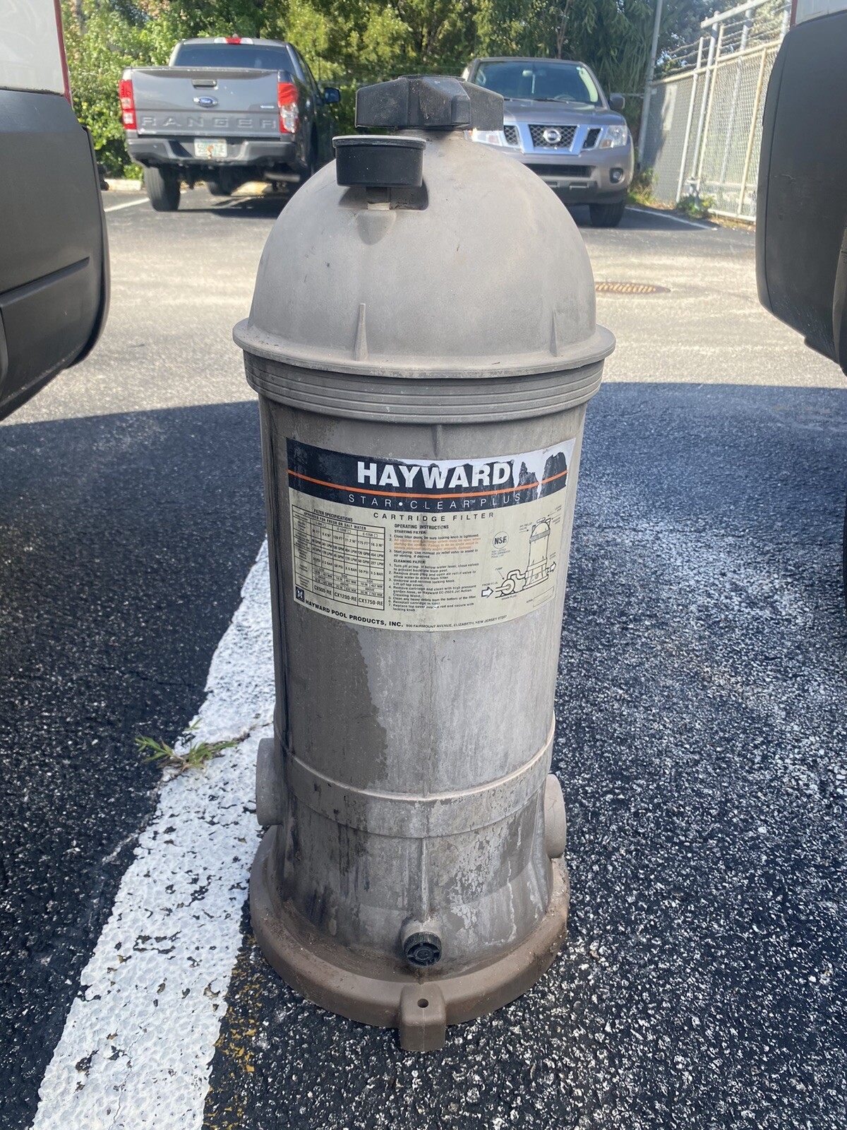 Hayward Star-Clear Plus Swimming Pool Filter - Without Filter Cartridge ...