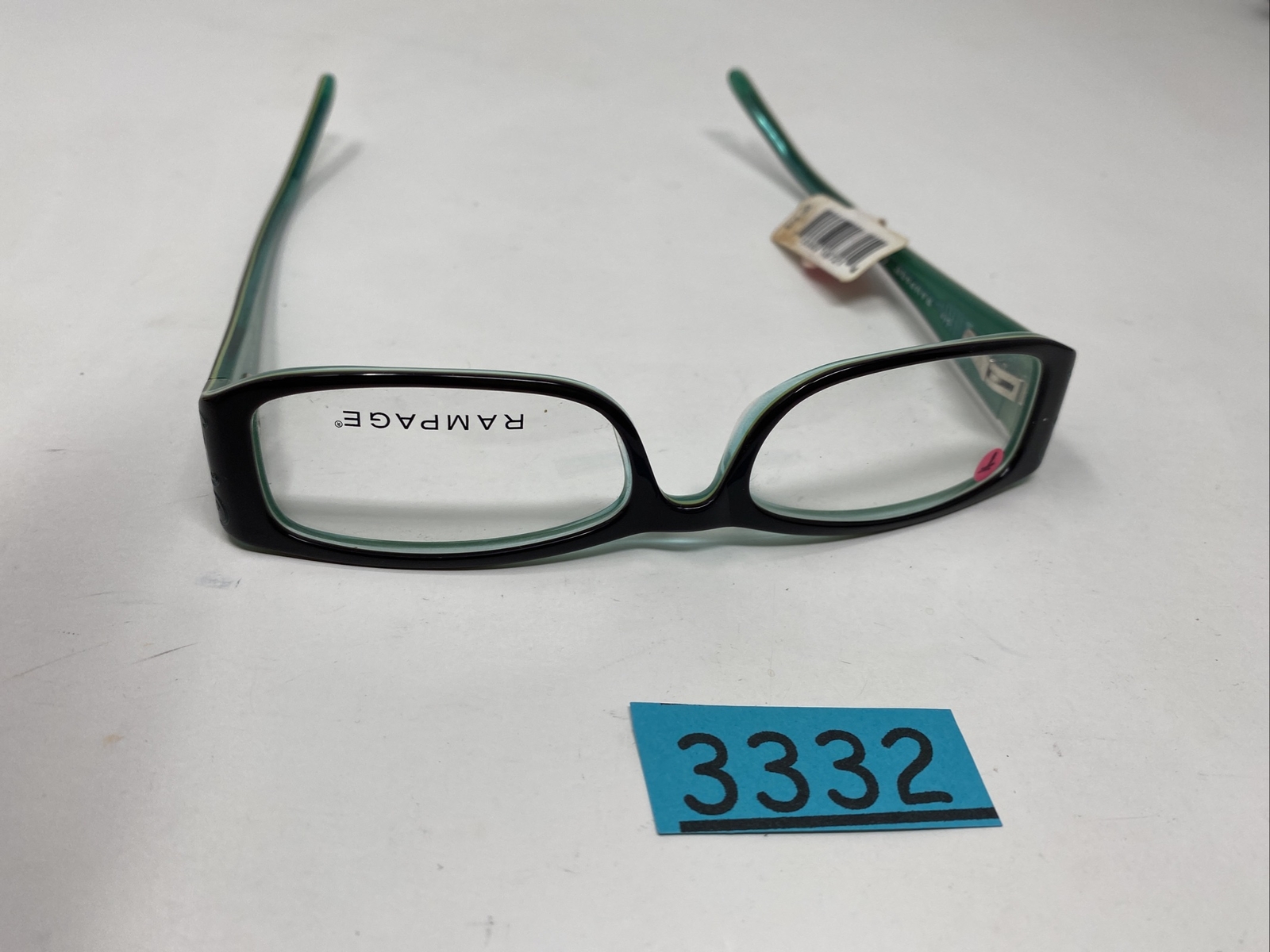 RAMPAGE R100 DARK BROWN GREEN 51/16/135 FLEX HINGE EYEGLASSES FRAME ...