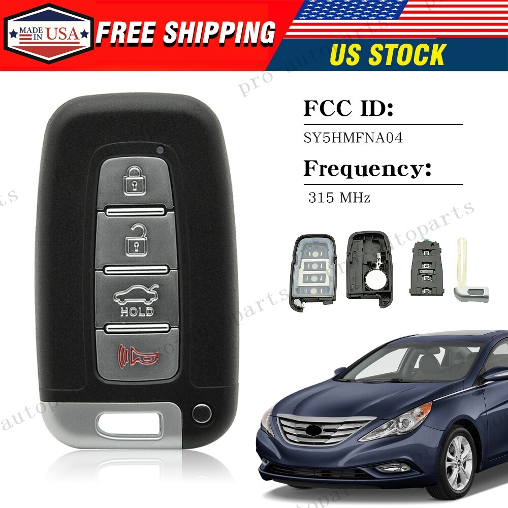 For 2011 2012 2013 2014 Hyundai Sonata Keyless Entry Smart Remote Car ...