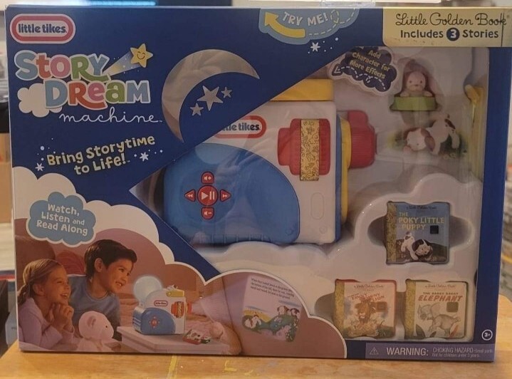 Little Tikes Story Dream Machine Projector Includes 3 Books - FREE ...