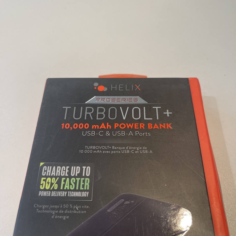 Turbo Volt 10,000 mAh Power Bank USB-C & USB-A Ports Pro Series | eBay