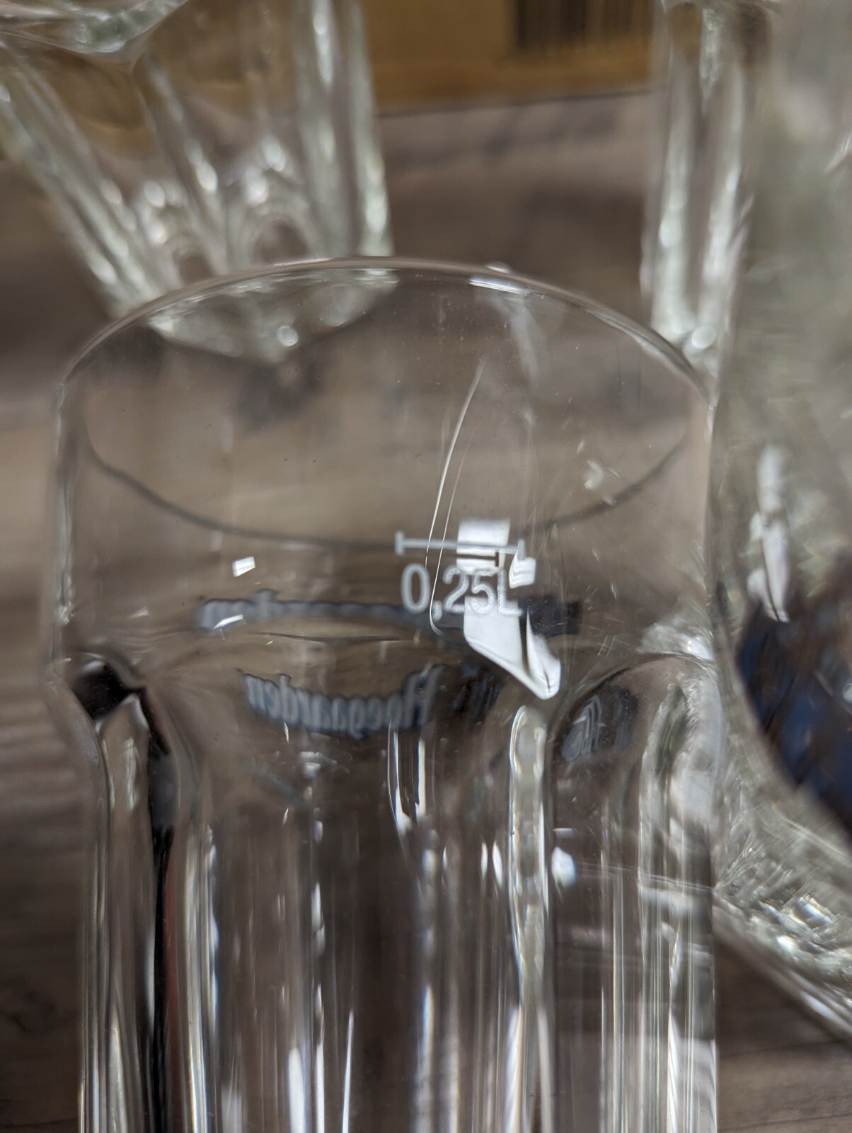 Hoegaarden 25cl Box Of 6 Signature Hexagonal Belgian Ale Beer Glass ...