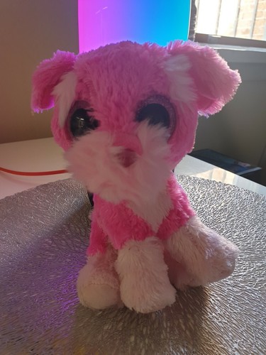 Ty Beanie Boo Cherry the Dog CLAIRES EXCLUSIVE! Glitter Eyes 16cm plush ...