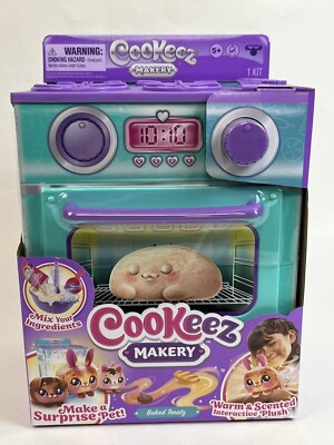 Cookeez Makery Baked Treatz Oven Playset Interactive Plush Toy New | eBay