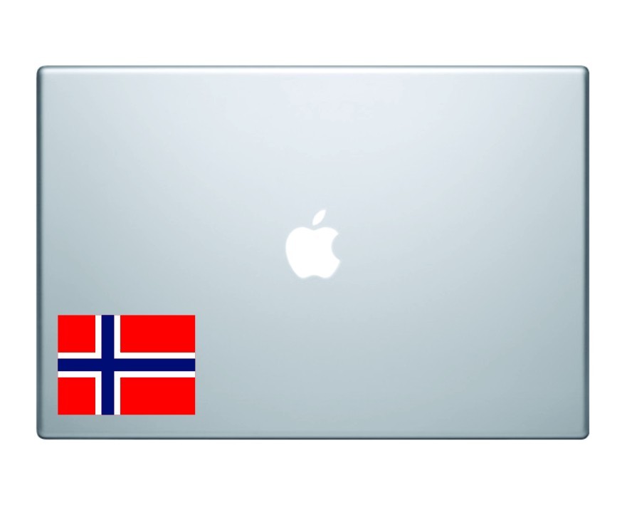 4" Norwegian Flag Vinyl Decal Bumper Sticker Norway Self Adhesive ...