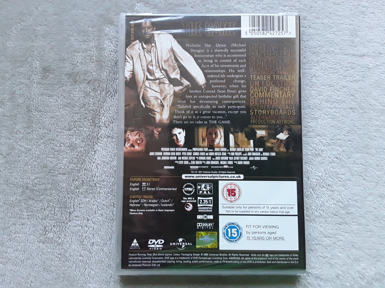 The Game (DVD, 1998) for sale online | eBay