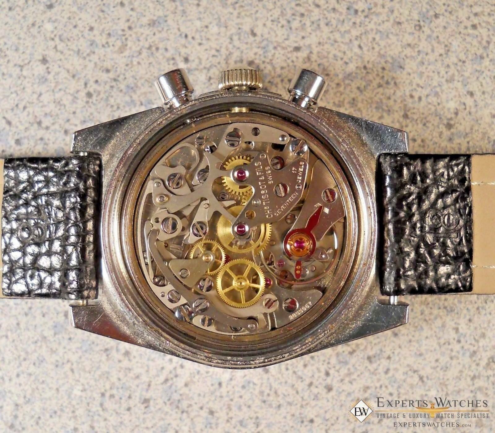 Serviced Vintage TISSOT Tropical PR 516 Chronograph Lemania 873 post ...