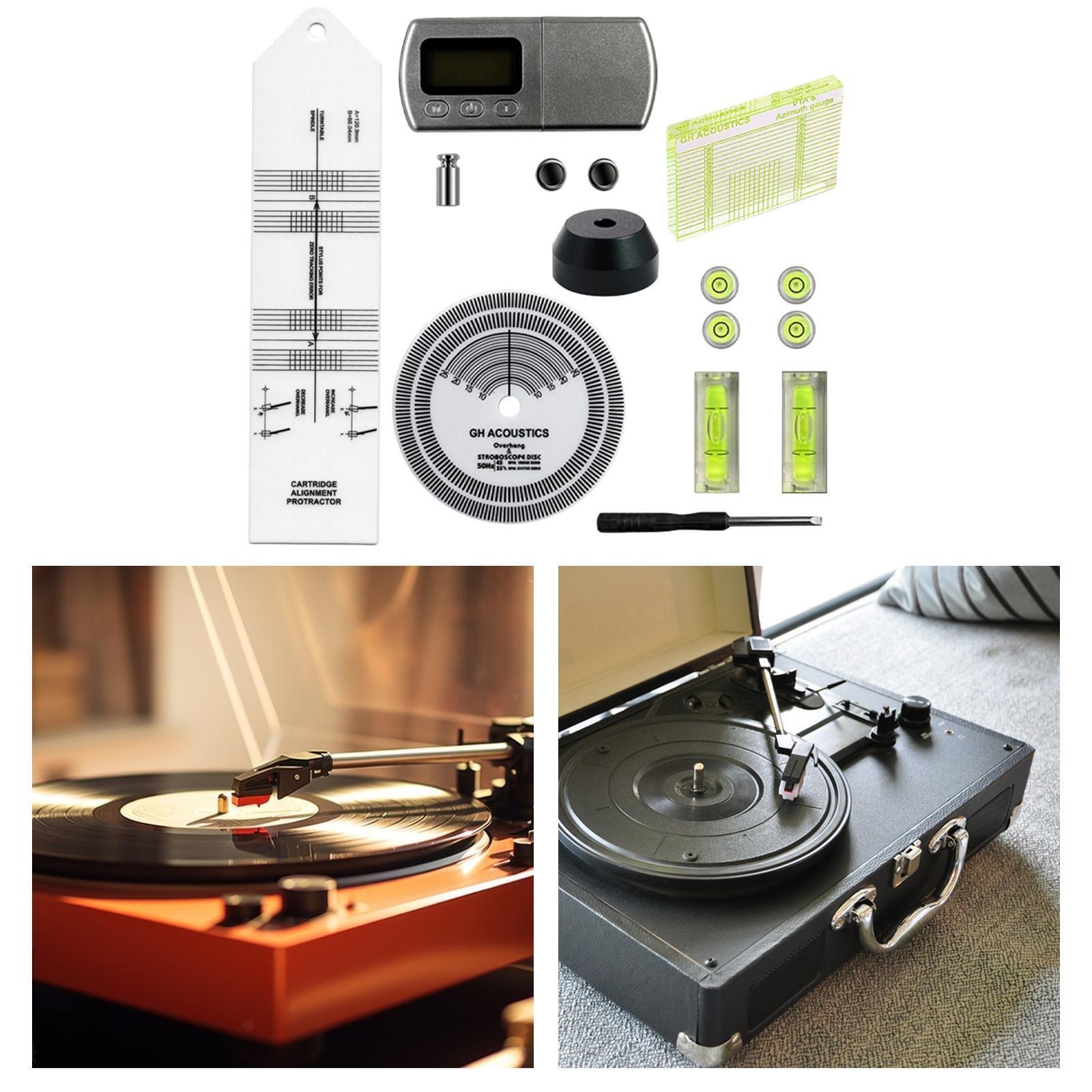 Turntable Tools Set Azimuth Ruler Professional Turntable Cartridge ...