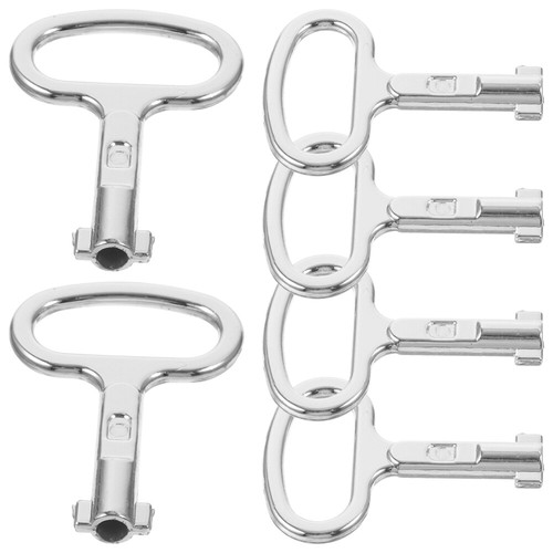 6pcs Cabinet Keys Fire Hydrant Keys Security Keys Elevator Valves Keys ...