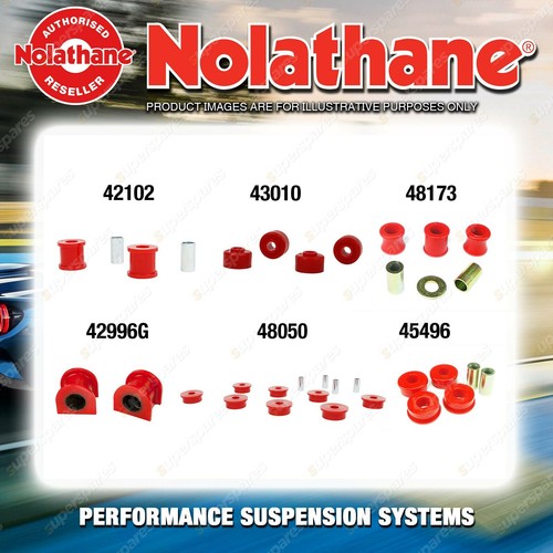 Rear Nolathane Suspension Bush Kit for TOYOTA LANDCRUISER PRADO KZJ 70 ...