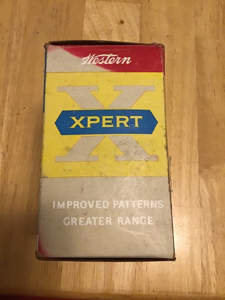 VINTAGE WESTERN XPERT MARK 5 PLASTIC SHOTGUN SHELLS! 12G 6 SHOT- EMPTY ...
