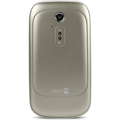 Doro 6520 Flip Phone Assistance Phone - Gold - Tesco Mobile - Poor ...