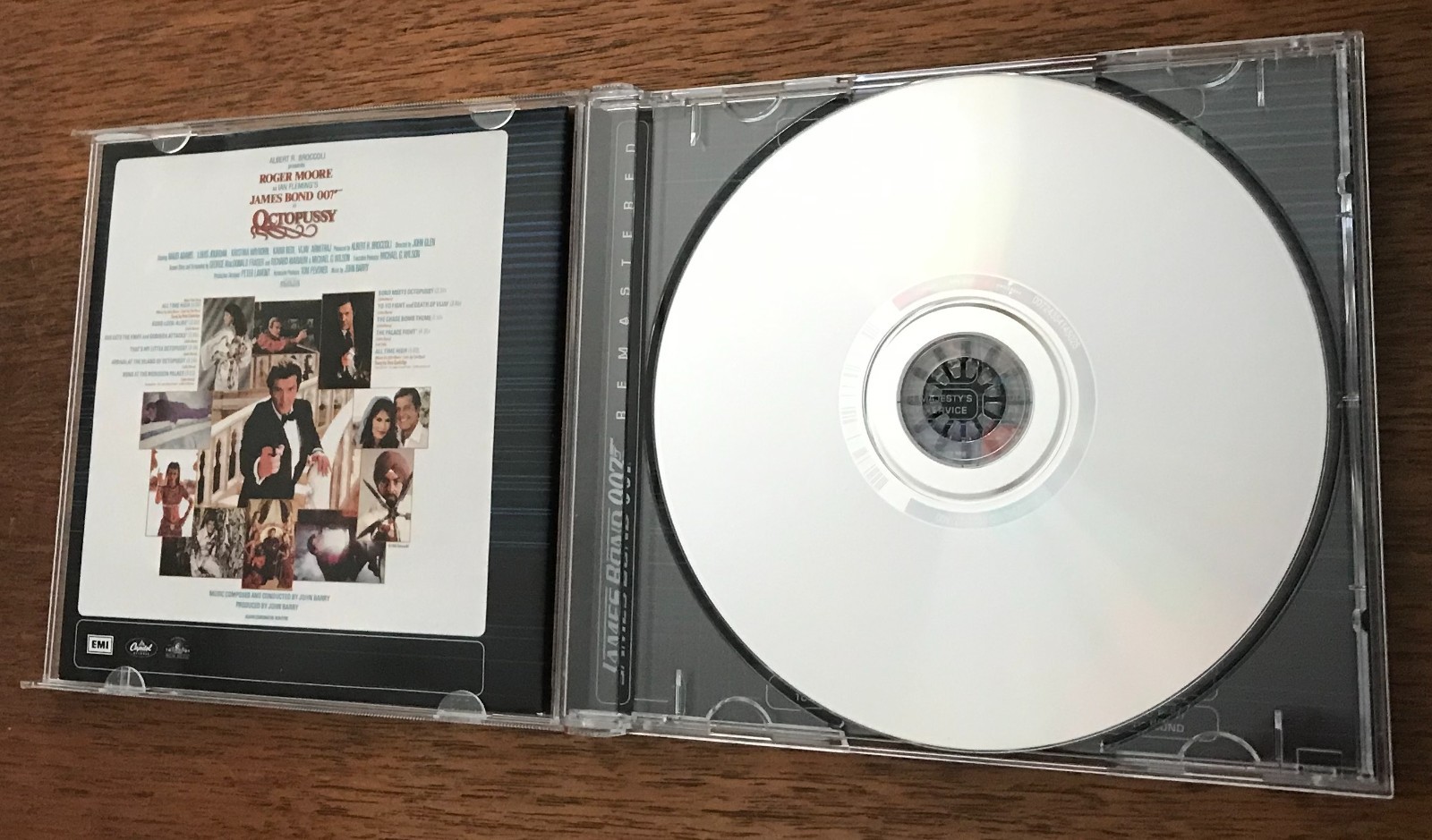 James Bond Octopussy Remastered Soundtrack - John Barry (2003 CD) with ...