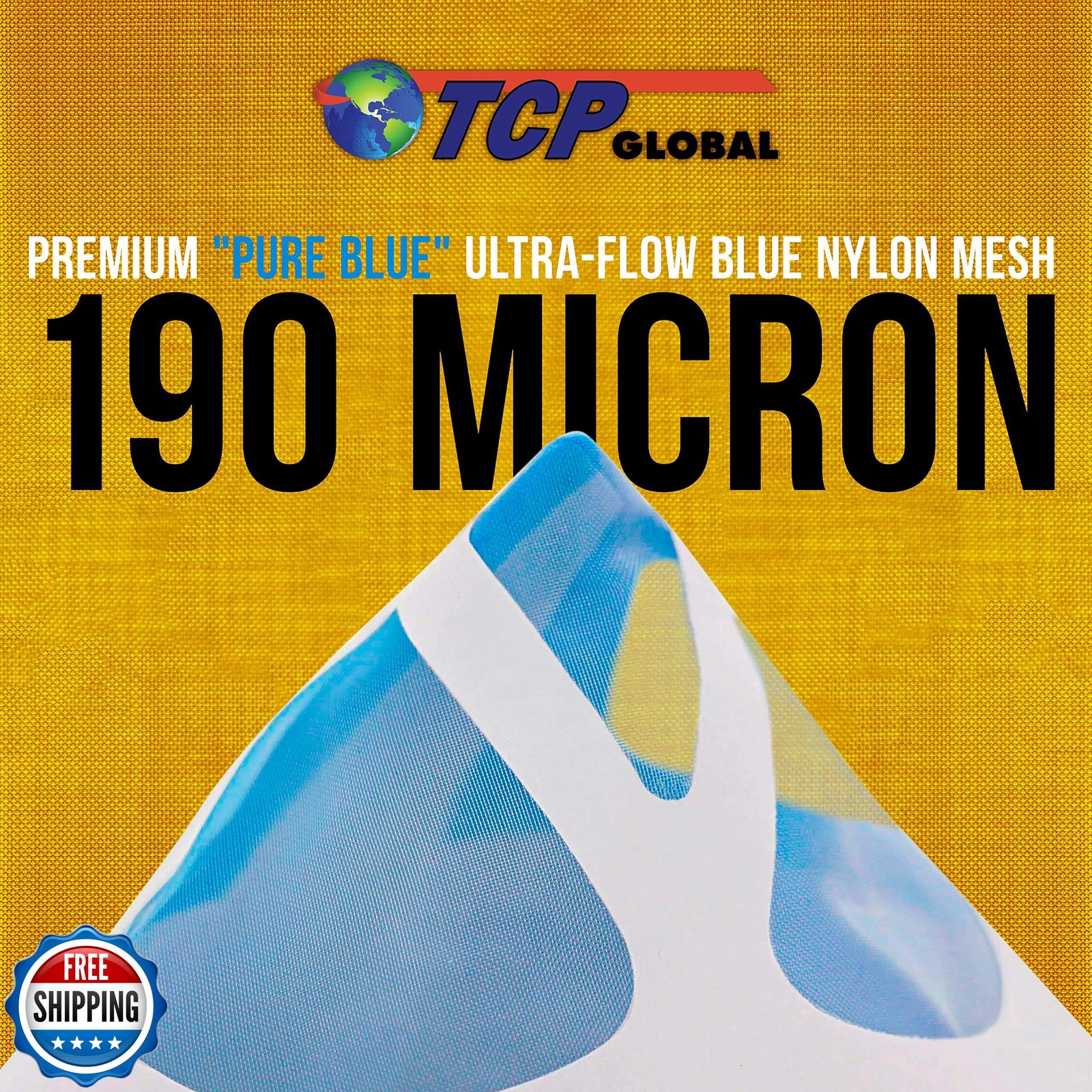 TCP Global - 190 Micron Filter Tips Ultra-Fine Paint Strainer (50 Pack ...