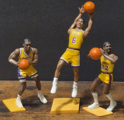 3 VTG Starting Lineup LA Lakers Figures Kobe Bryant Eddie Jones Magic ...